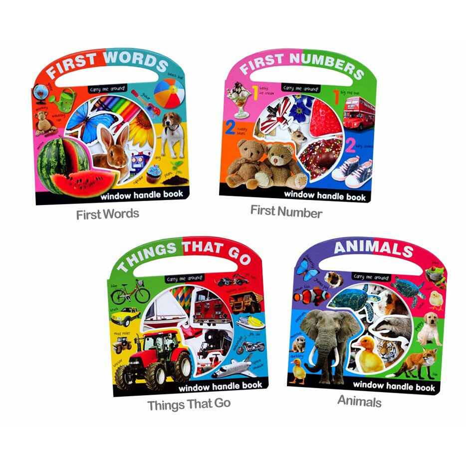 Jual ANIMAL / FIRST WORDS / NUMBERS /THINGS THAT GO Carry Me Around ...