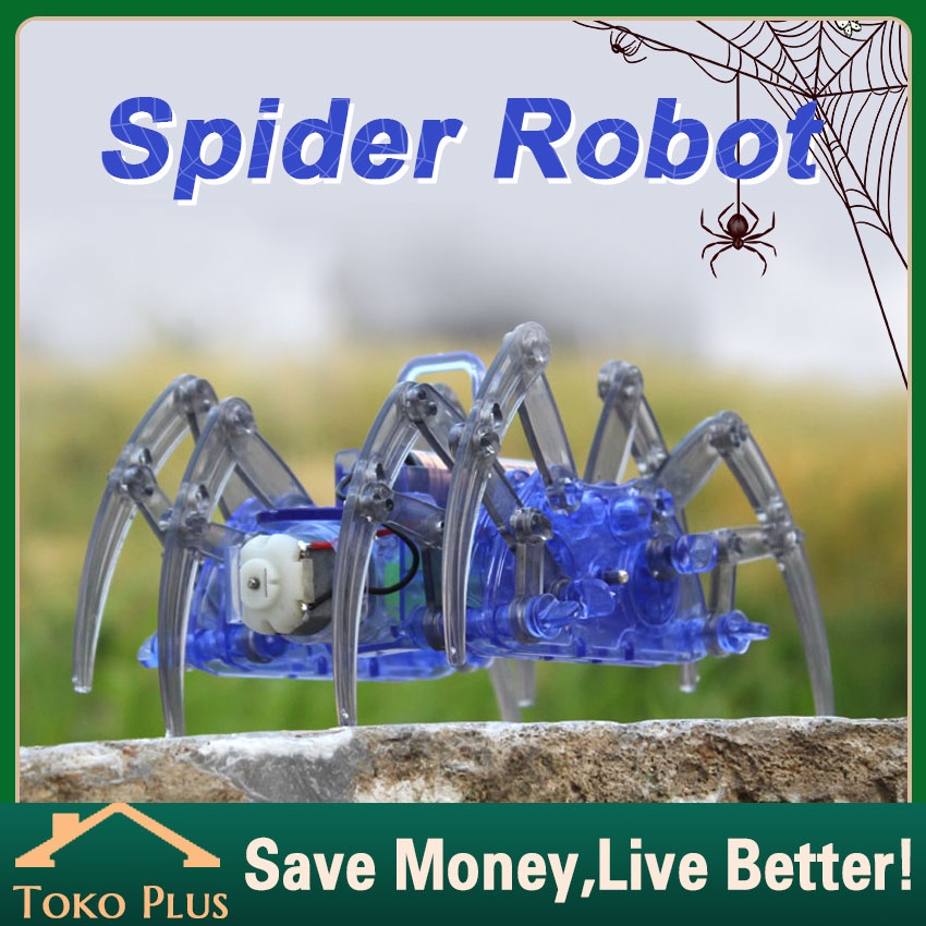 Jual STEM Hexapod Spider Robot Electric Educational Assembles DIY robot ...
