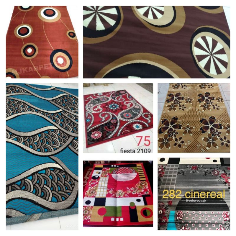 Jual karpet moderno jumbo minimalis, batik, bunga 210x310 | Shopee ...
