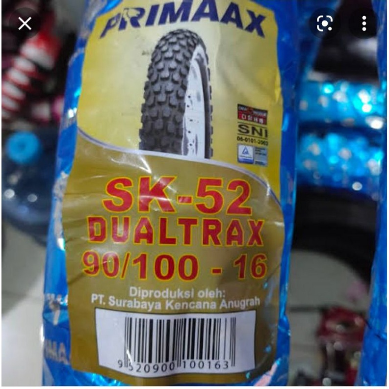 Jual ban luar primax primaax dualtrack sk52 90/100-16 (klx 150 ...