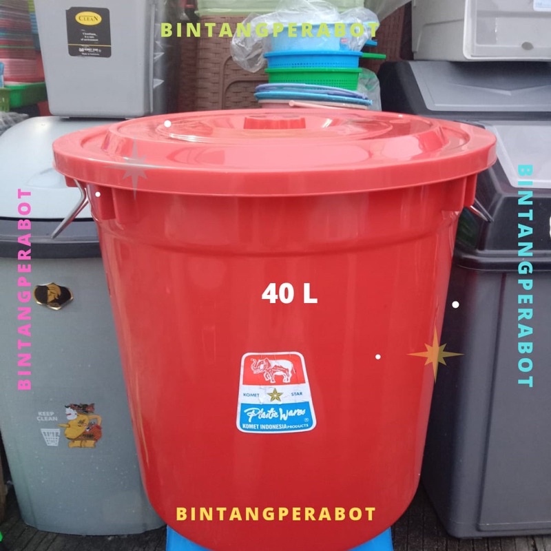 Jual KOMET STAR-Ember 30~40~50~60 Liter / Ember Plastik Tebal Murah in | Shopee Indonesia