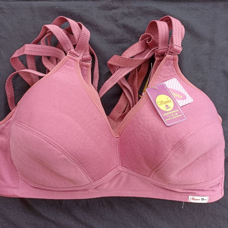 Jual Bra super jumbo ukuran 44 46 48 50 sport bra tanpa busa murah ...