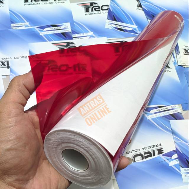 Jual Stiker Scotlite Merah Transparan Sticker Skotlet Motor | Shopee ...