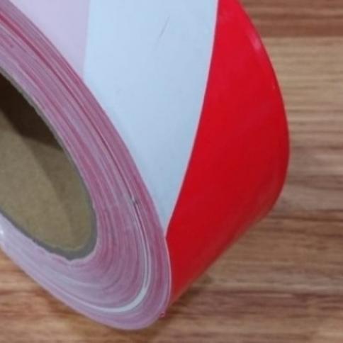 Jual police line merah putih 3"x300m tebal tidak mudah putus/ baricade ...