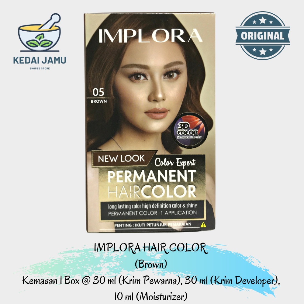 Jual IMPLORA New Permanent Hair Color / Cat Rambut SEMIR Bleaching ...