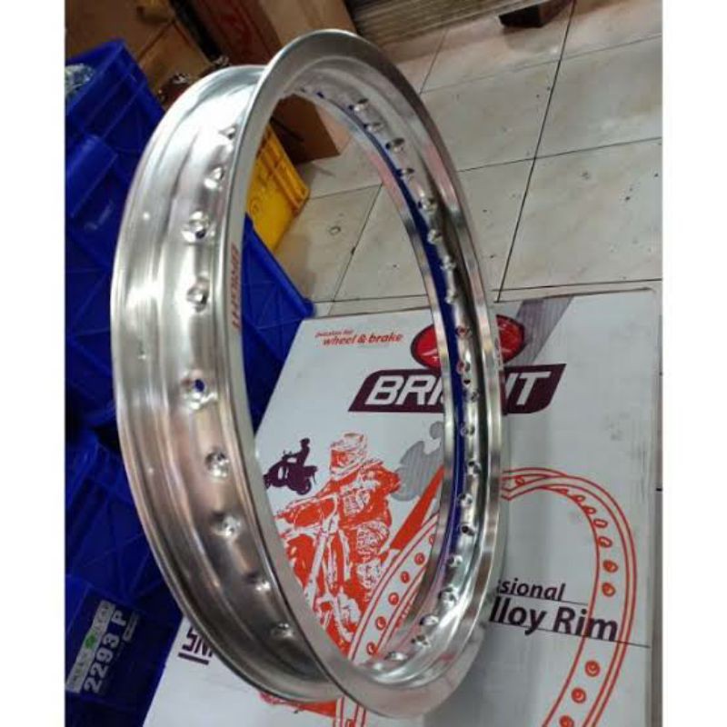 Jual Velg TK racing japan original KLX 150 silver gold black 36 hole ...