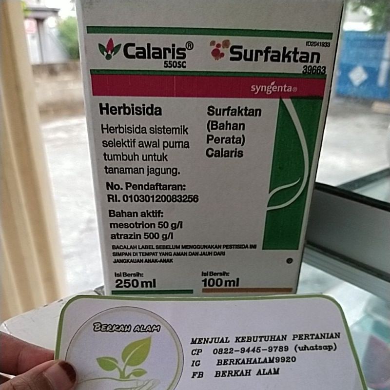 Jual Paket obat pertanian Herbisida CALARIS SURFAKTAN 550 SC | Shopee ...