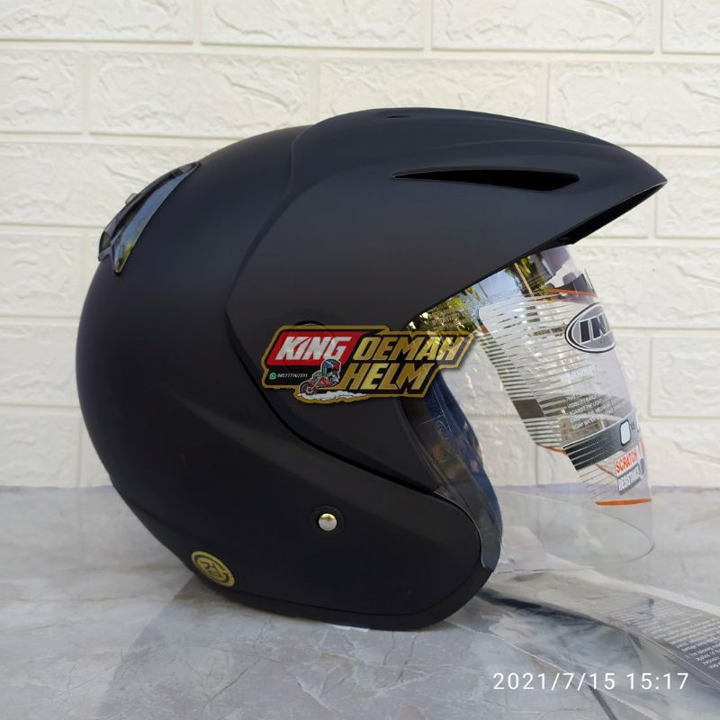 Jual HELM INK CX22 BLACK DOFF ORIGINAL HELM INK CX 22 HITAM DOFF HELM ...