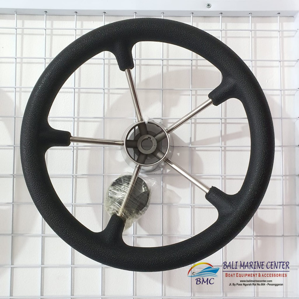 Jual Steering Wheel OD 13-1/2" w/ Rubber Boot - Stir Kapal | Shopee ...