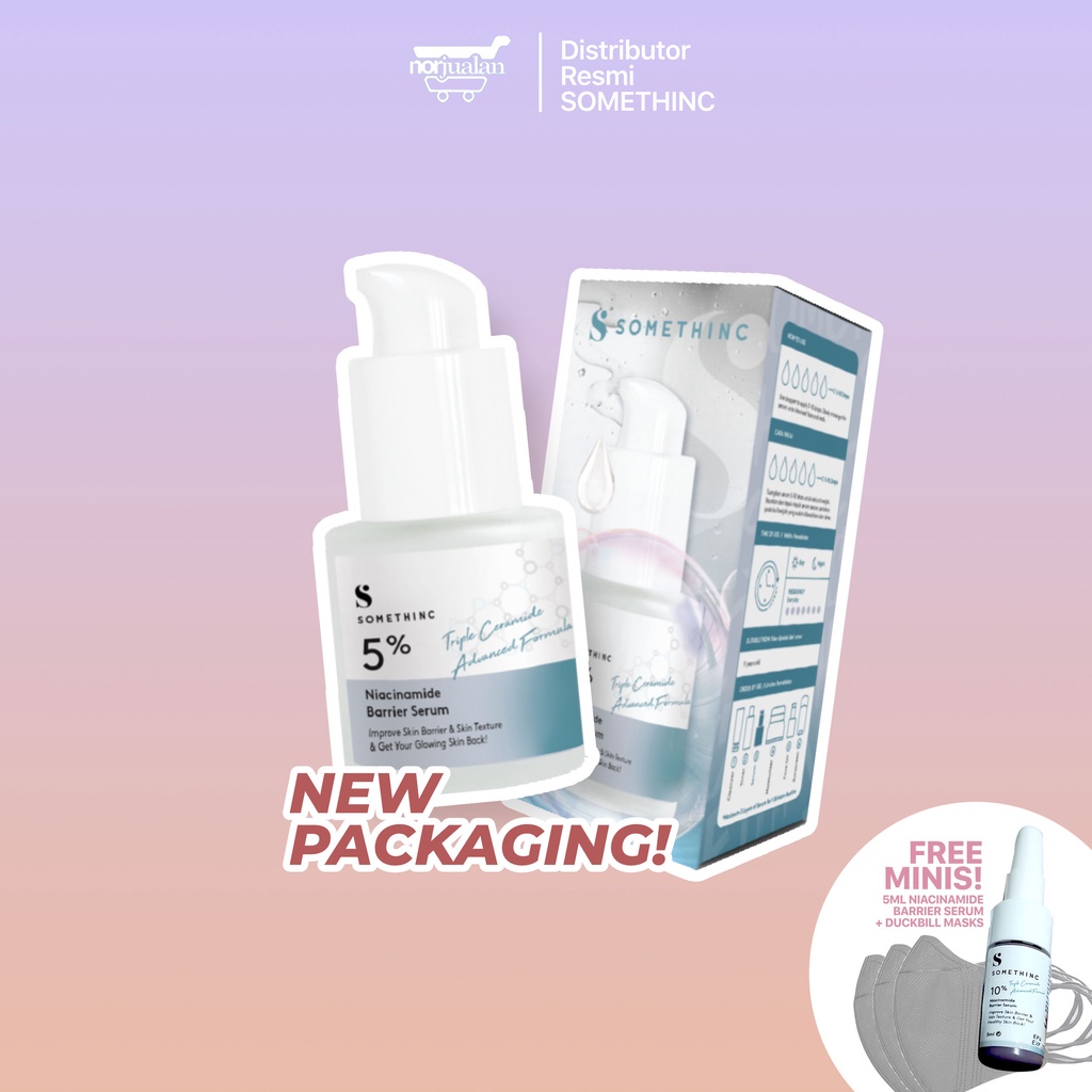 Jual ORIGINAL SOMETHINC 5% and 10% Niacinamide Barrier Serum 20 mL and ...