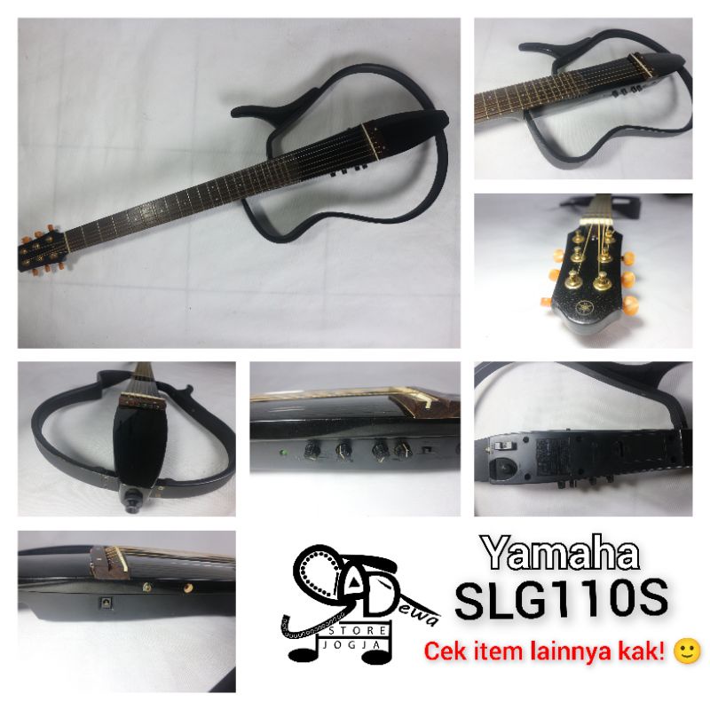 Jual YAMAHA SLG110S SILENT GUITAR SLG 110S GITAR STRING AKUSTIK ELEKTRIK | Shopee Indonesia