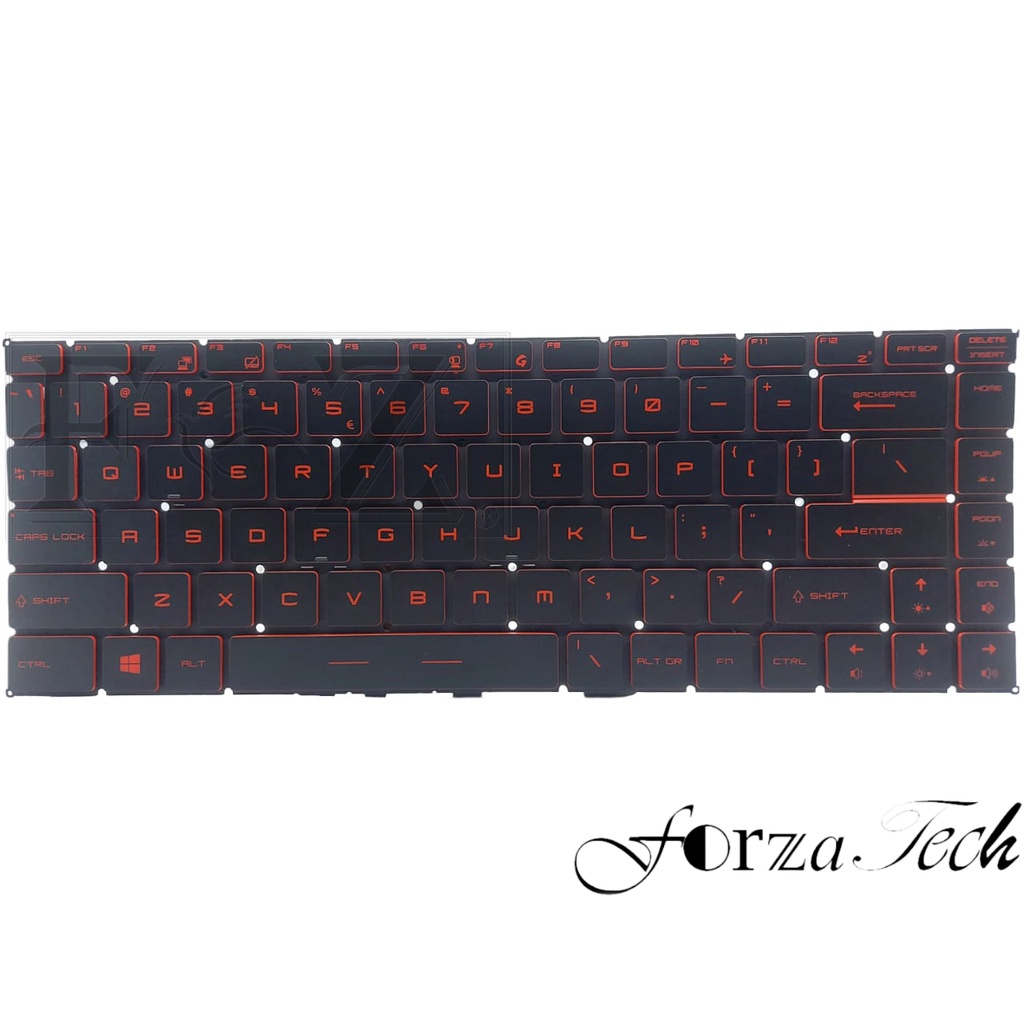 Jual Keyboard MSI GF63 8RD MSI GF63 Thin 9SC MSI Laptop Keyboard RED ...