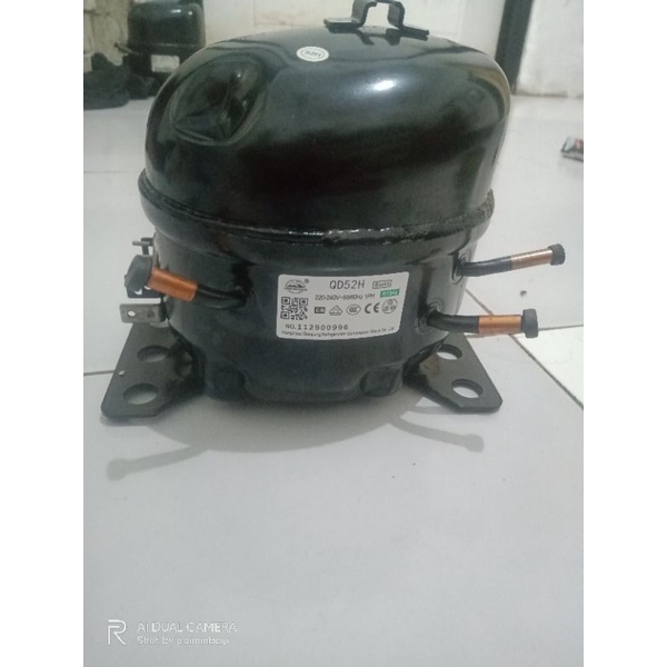 Jual kompresor kulkas 2 pintu 1/6 pk QD52H dan PE40E1H-4 barang baru ...