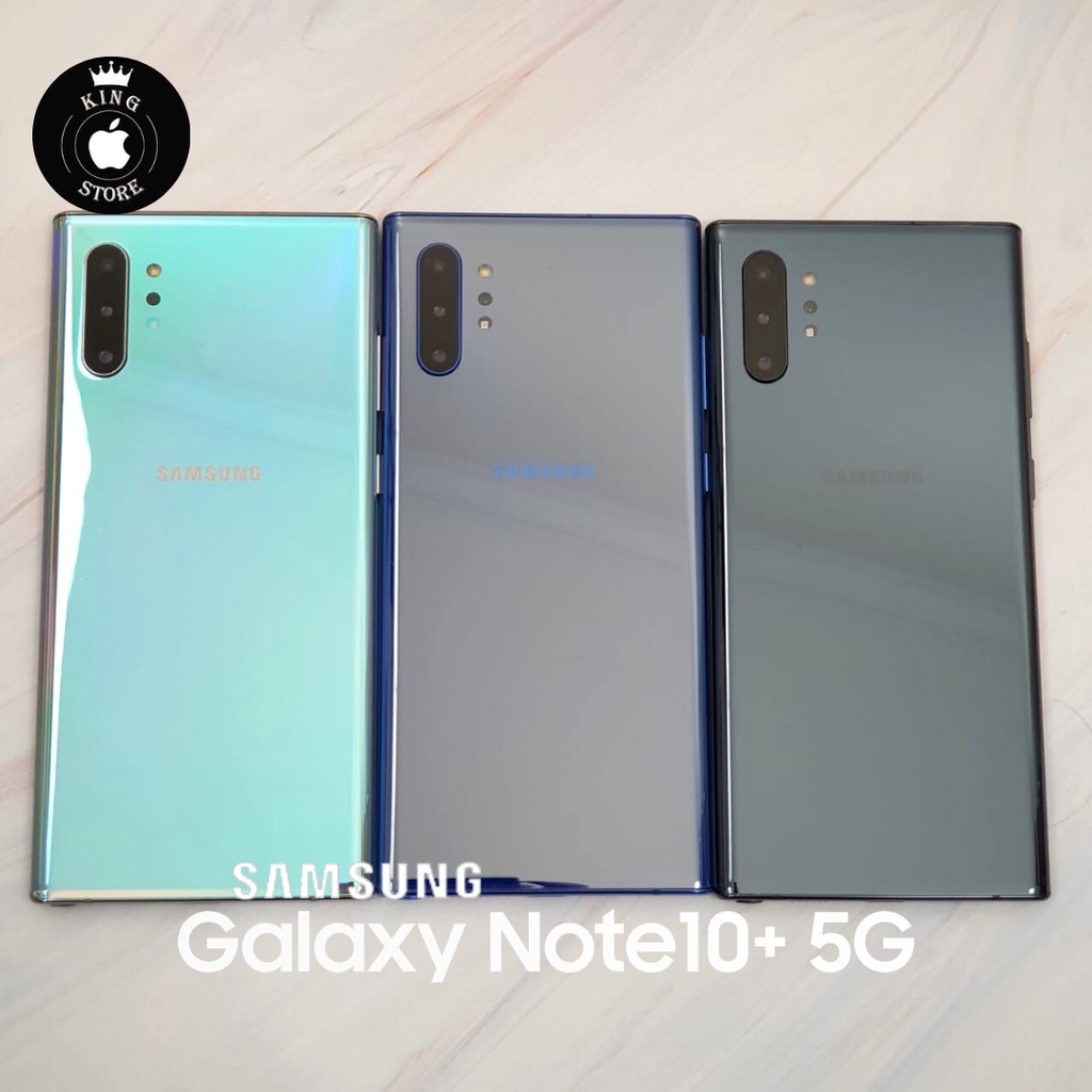 Jual SAMSUNG GALAXY NOTE 10 PLUS 5G 12/256GB // 12/512GB GARANSI IMEI 1TAHUN SECOND LIKE NEW ...