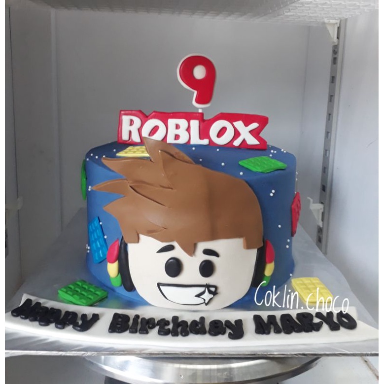 Jual CAKE BIRTHDAY ROBLOX / KUE ULANG TAHUN ROBLOX/ KUE ULTAH ROBLOK ...