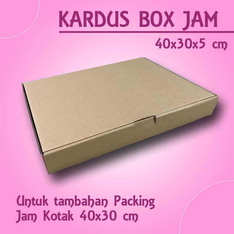 Jual KARDUS BOX JAM DINDING 40X30 CM | Shopee Indonesia