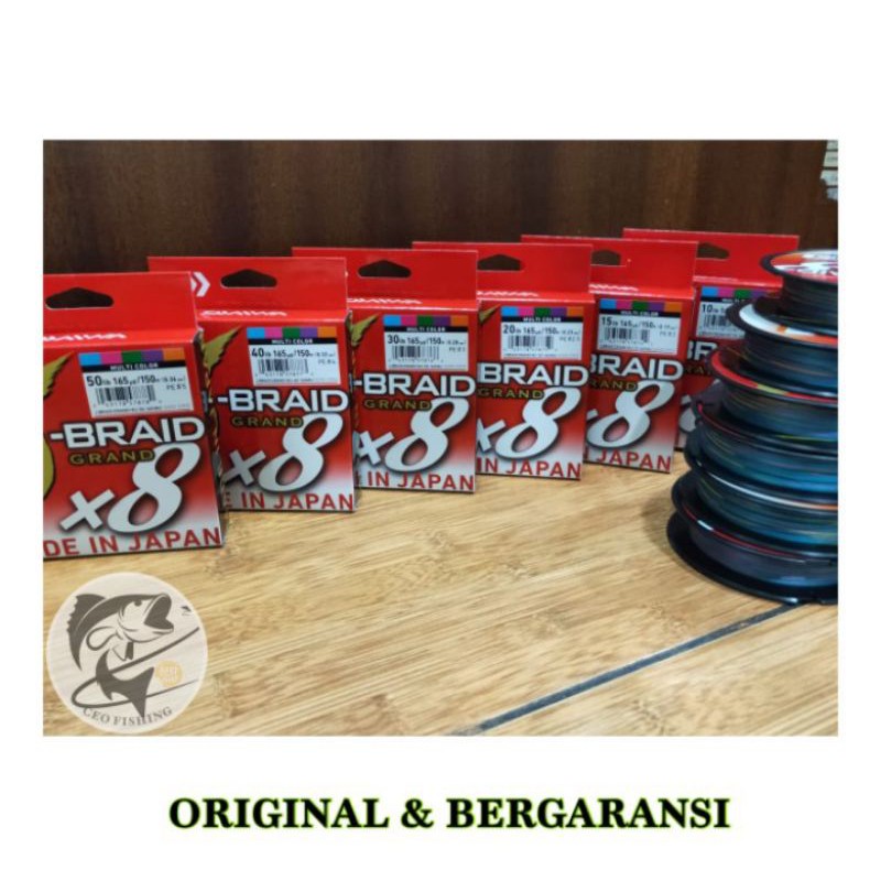 Jual Senar PE Daiwa J Braid Grand X8 Multicolour 30 LB PE 3 | Shopee Indonesia