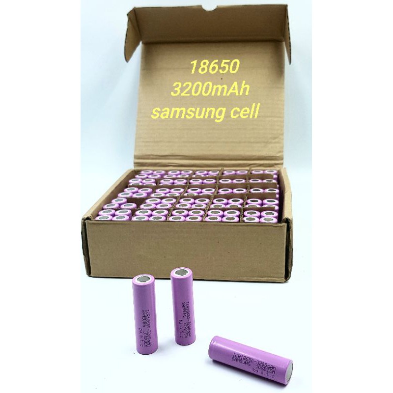 Jual Battery 18650 3200mah samsung cell | Shopee Indonesia