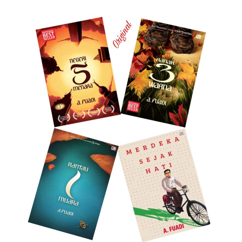 Jual Buku Negeri 5 Menara Ranah 3 Warna Rantau 1 Muara Merdeka Sejak ...