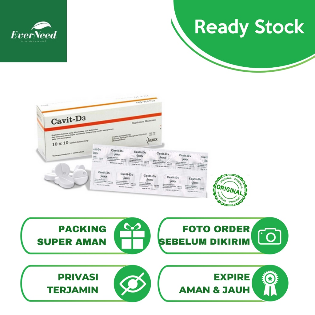 Jual Cavit - D 3 (Harga Per Strip @ 10 tablet) | Shopee Indonesia