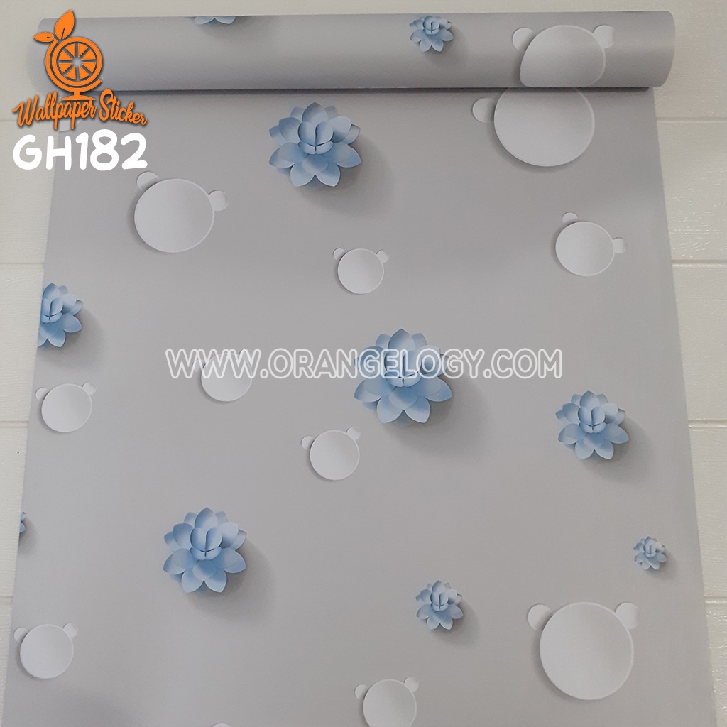Jual Wallpaper Dinding GH Ukuran 45cm x 8m Motif Bulat-Bulat | Shopee ...