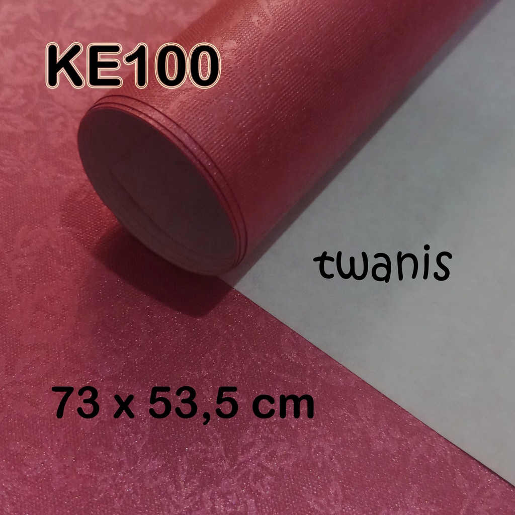 Jual KERTAS KADO EMBOS WARNA MERAH MOTIF BUNGA BUNGKUS HAMPERS ROYAL ...