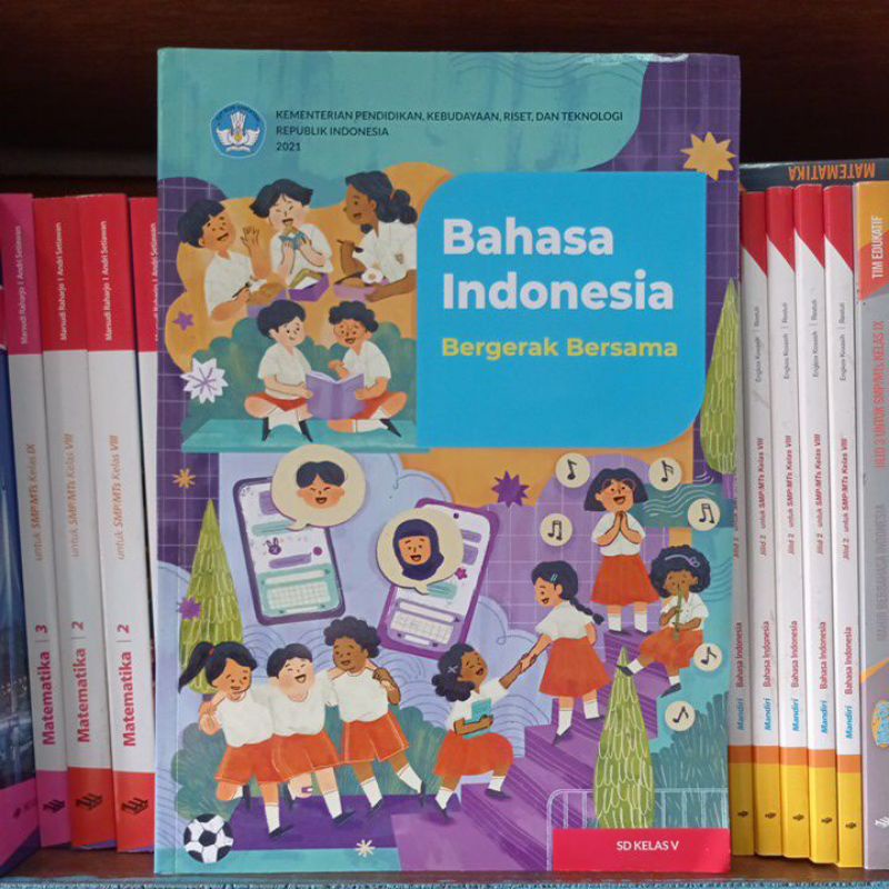 Jual Buku Bahasa Indonesia untuk SD/MI kelas 5 kurikulum merdeka penerbit kementrian pendidikan ...