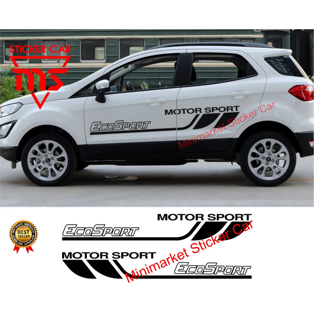Jual sticker stiker mobil ford ecosport side body motor sport | Shopee ...