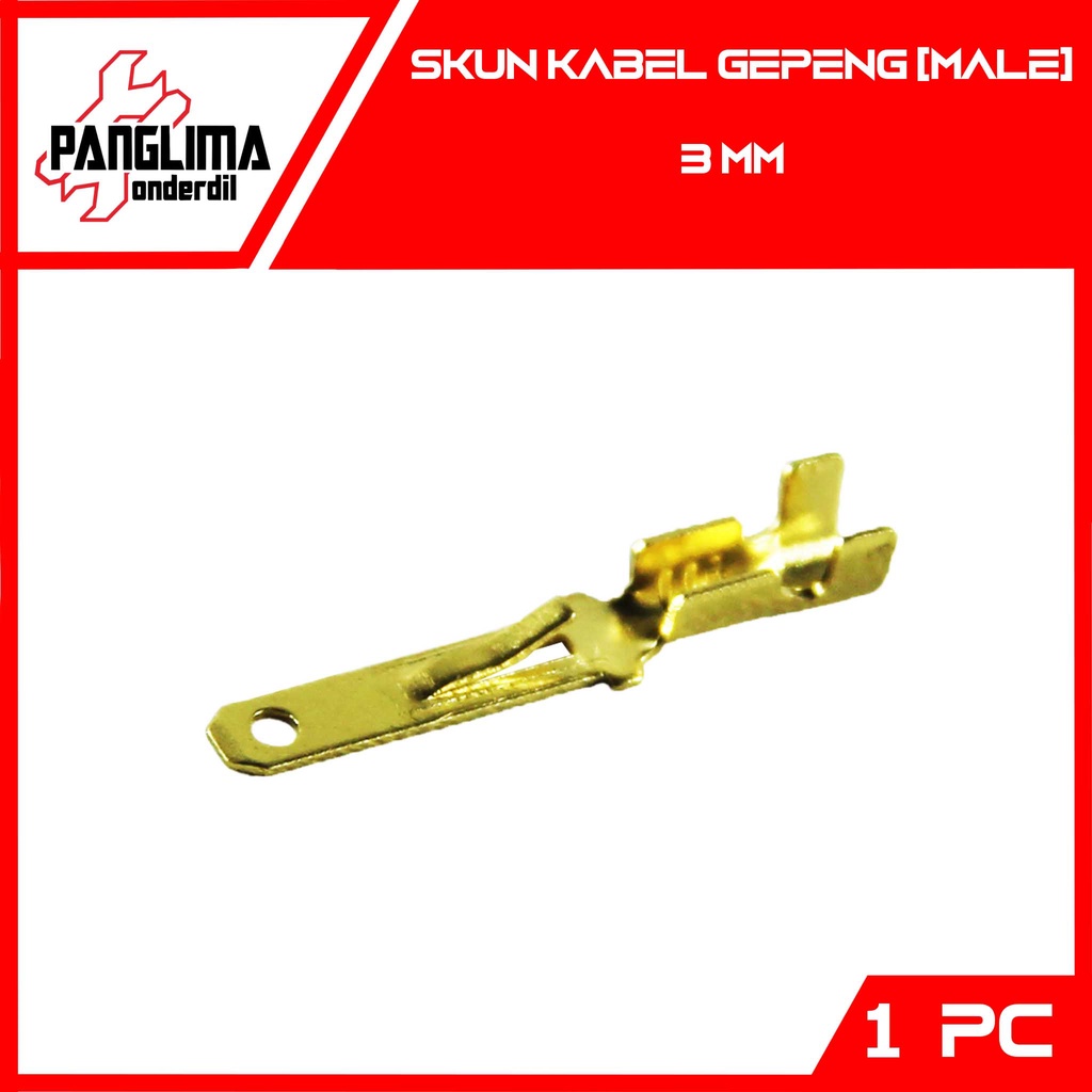 Jual Skun Kabel Gepeng Male-Cowo-Laki Sekun-Terminal Connector-Konektor ...
