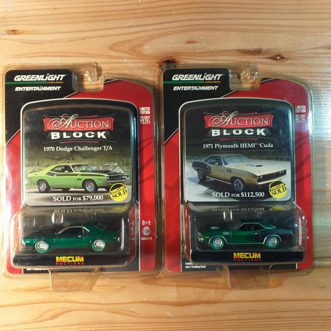 Jual greenlight green machine 1971 plymouth hemi +1970dodge chalenger set | Shopee Indonesia
