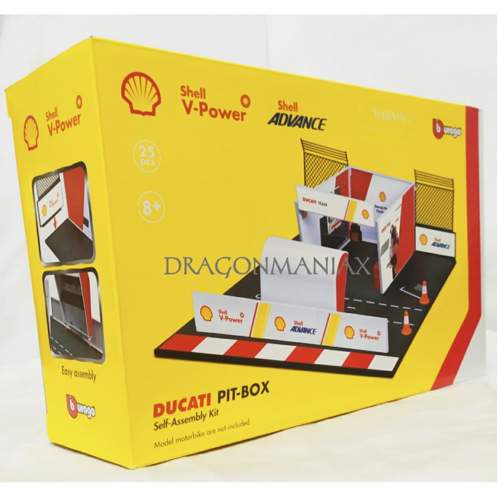 Jual DUCATI PIT-BOX Shell V-Power Limited Edition | Shopee Indonesia
