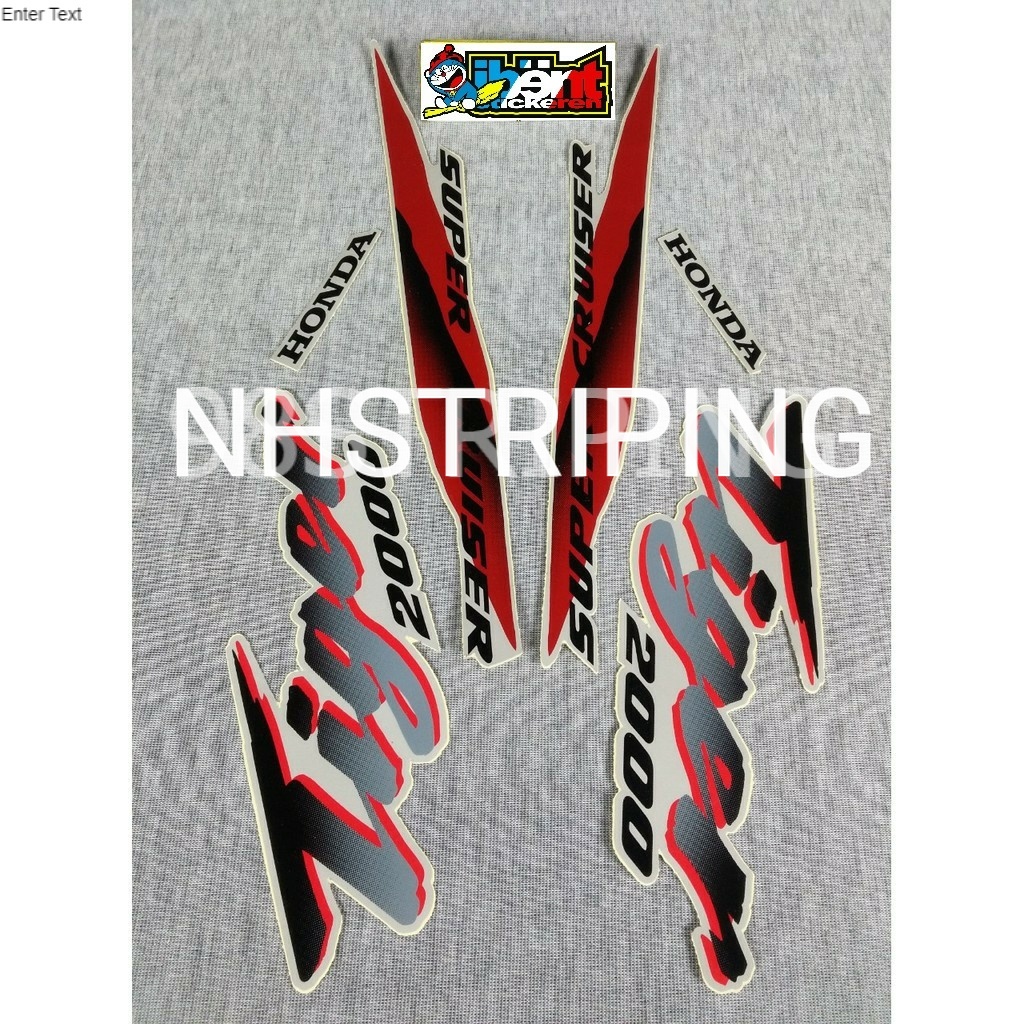 Jual STRIPING TIGER MERAH 2000 STRIPING LIS STANDAR ORI HONDA | Shopee ...