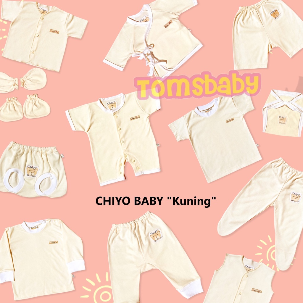Jual [KUNING] CHIYO BABY 1pcs Baju Kimono Celana Jumper Romper STK Topi ...