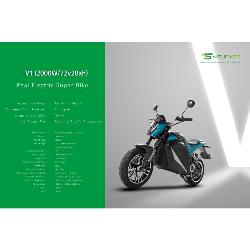 Jual Sepeda Motor Listrik V1 Electric Motorcycle | Shopee Indonesia