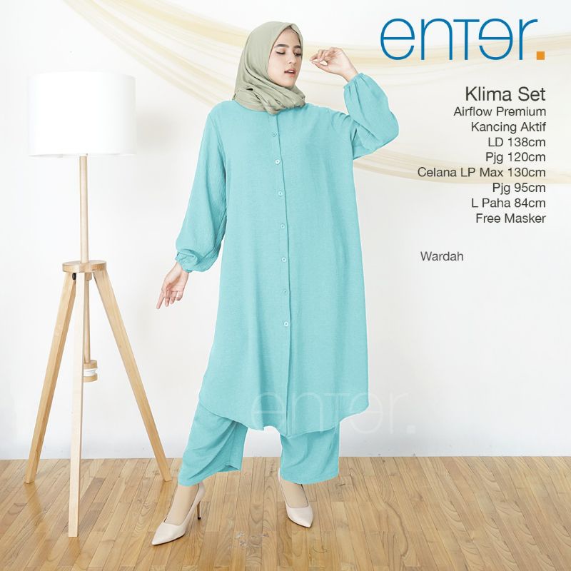 Jual klima set setelan jumbo airflow ori by enter | Shopee Indonesia