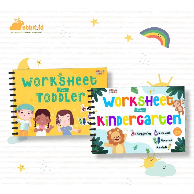 Jual Worksheet ( For Kindergarten / For Toddler ) | Shopee Indonesia