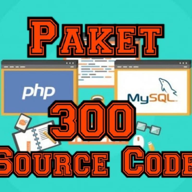 Jual Paket 300 Source code aplikasi web php mysql | Shopee Indonesia