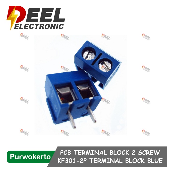 Jual TERMINAL BLOCK 2 SCREW KF301-2P PCB TERMINAL BLOCK 2P BLUE BIRU ...