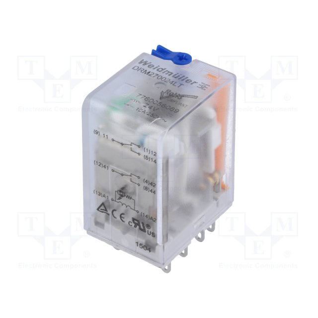 Jual Weidmuller Relay DRM DRM270730LT 2CO / 230V AC / 10A | Shopee Indonesia