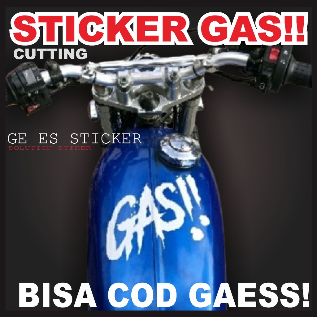 Jual STIKER GASS / GAS STIKER HEREX / STIKER GAS TANGKI MOTOR | Shopee ...