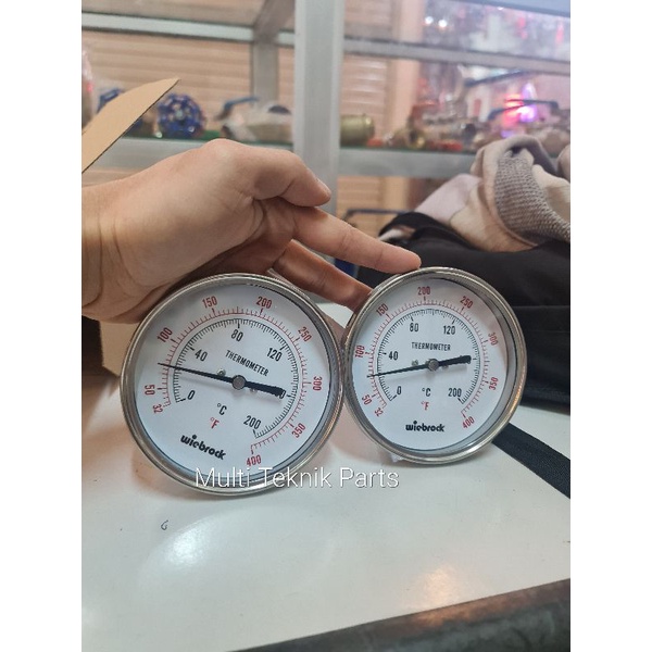 Jual Thermometer Payung Stainless 3" inch 200 Derajat Celcius / Alat ...