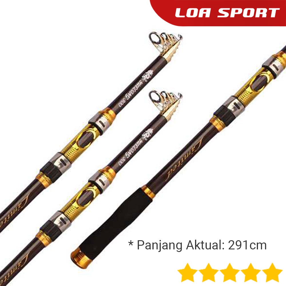 Jual Joran Pancing Laut 291 cm Telescopic Antena Carbon Fiber Yuelong ...