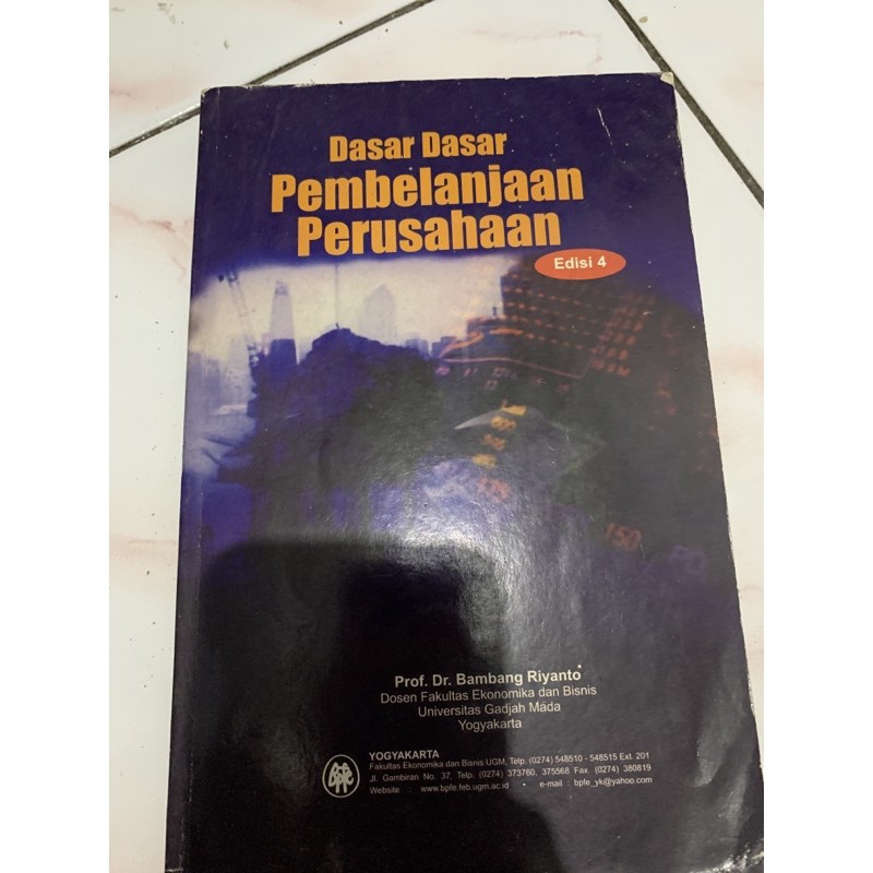 Jual Buku Dasar-Dasar Pembelanjaan Perusahaan | Shopee Indonesia Jual Buku Dasar-Dasar Pembelanjaan Perusahaan | Shopee Indonesia