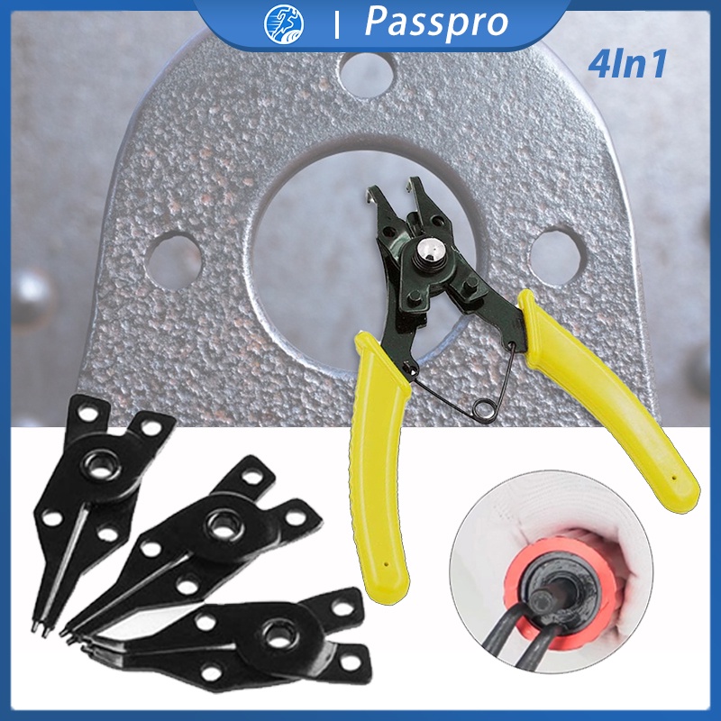 Jual Circlip Pliers Set /Tang Snap Ring 4 in 1 Multi-function Retaining ...