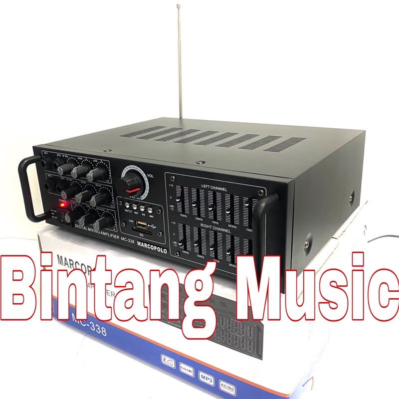 Jual Power amplifier Marcopolo MC 338 original marcopolo mc338 | Shopee ...