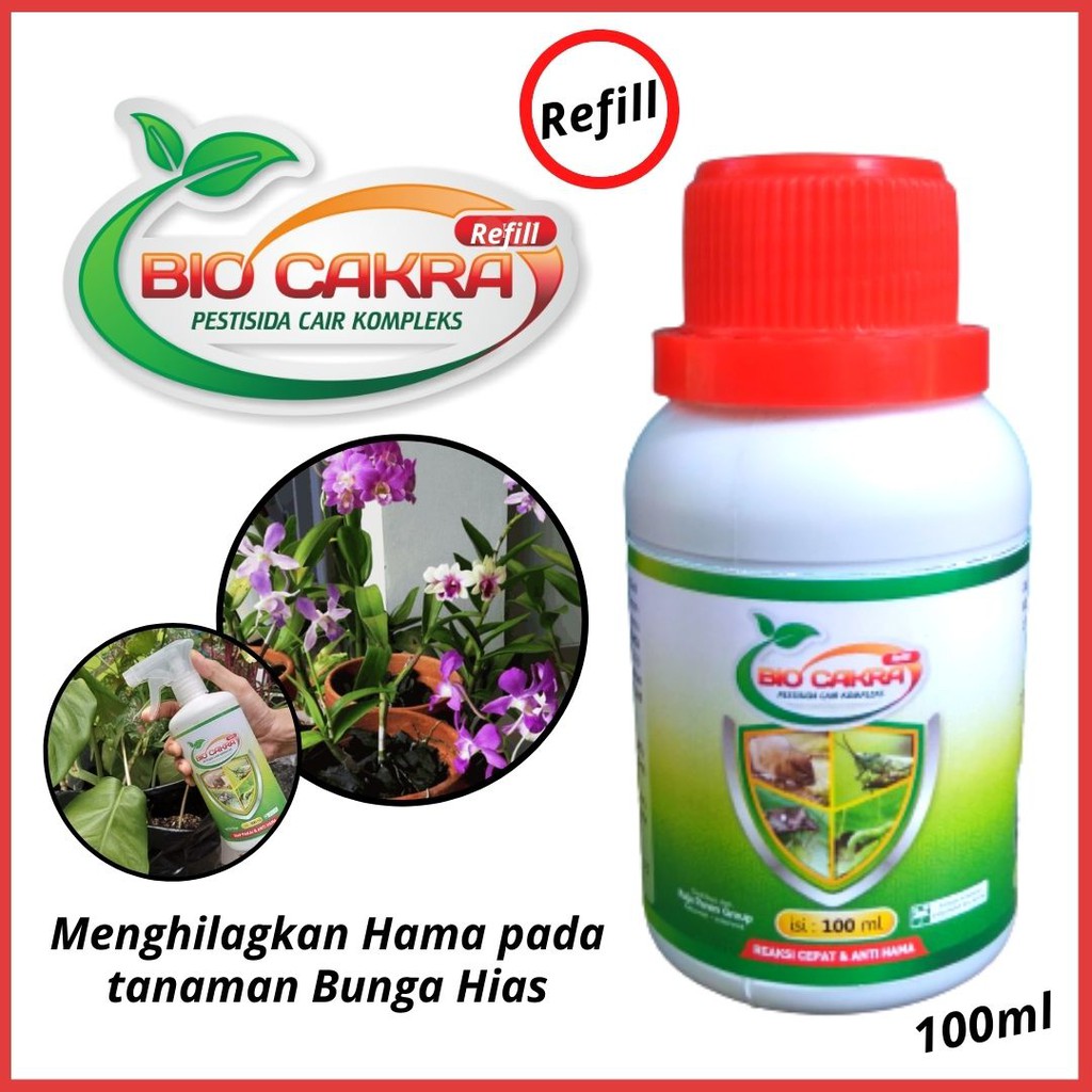 Jual Refill Pestisida BIO CAKRA Ready to Use 100 ml Anti Hama Ulat ...