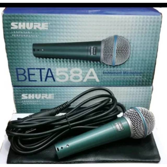 Jual PAKET mic beta 58A microphone shure beta 58A FREE KABEL MIC 5Mic shure beta 58A Mic shure ...