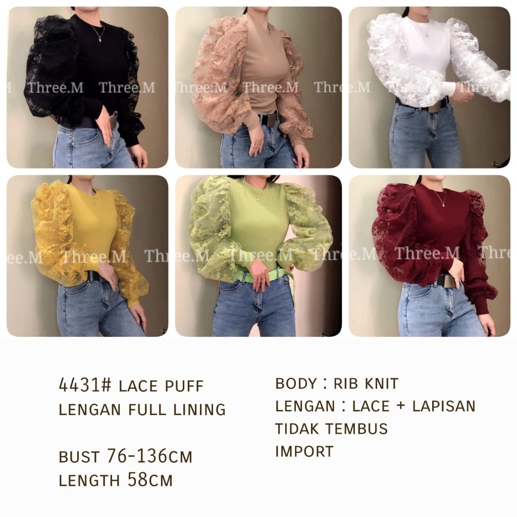 Jual PREMIUM puff baju balon DUA LAPIS * 4431 PAKAIAN FASHION WANITA ...