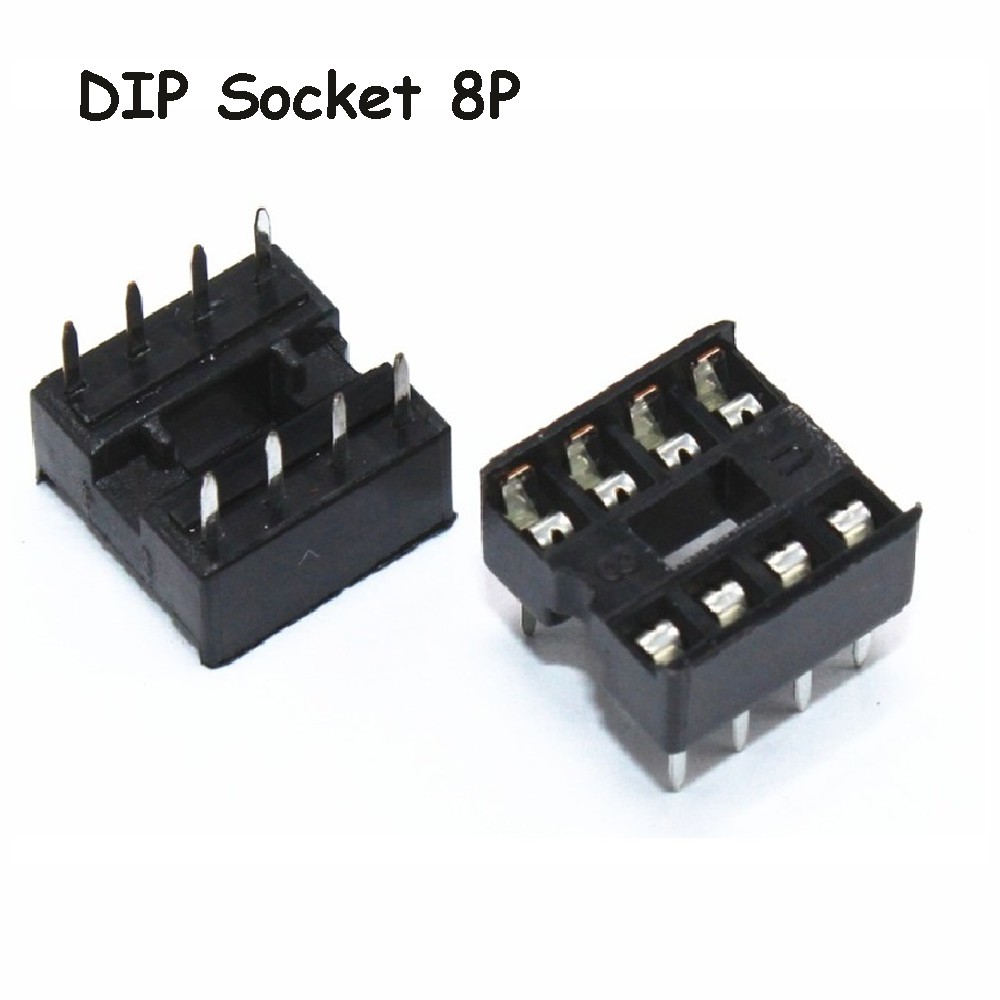 Jual Soket IC 8P DIP 8pin Socket IC 8 pin | Shopee Indonesia