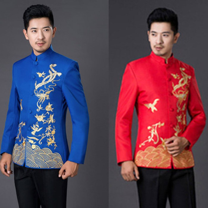 Jual COD AMAN man.c.031 cheongsam pria pakaian adat tradisional china ...